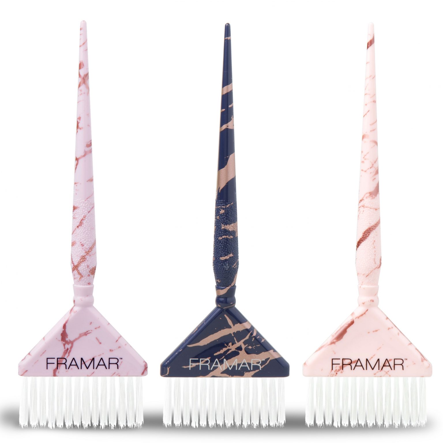 Framar Big Daddy Brush Set Holiday – Set pensule mari colorate 3 culori ...